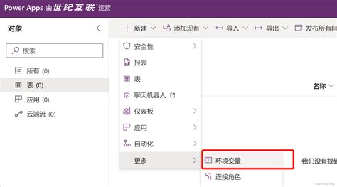 Dynamics 365 Environment Variables（环境变量）的应用d365
