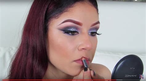Mac 3d Glitter Lavender Makeup Tutorial Youtube