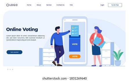 3 064 Electronic Voting Stock Vectors Images Vector Art Shutterstock