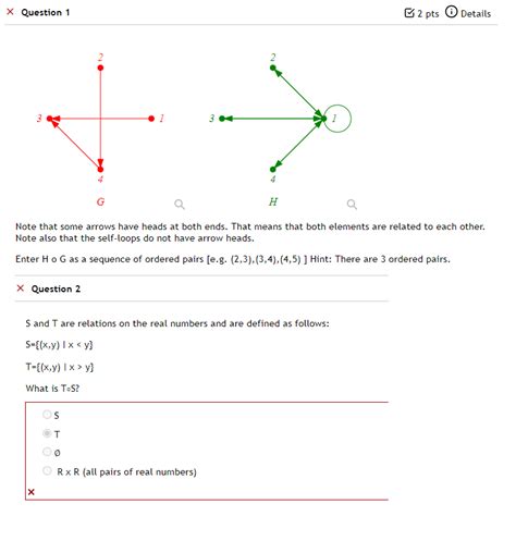 solved x question 1 2 pts details 2 3 1 3 1 н note that some