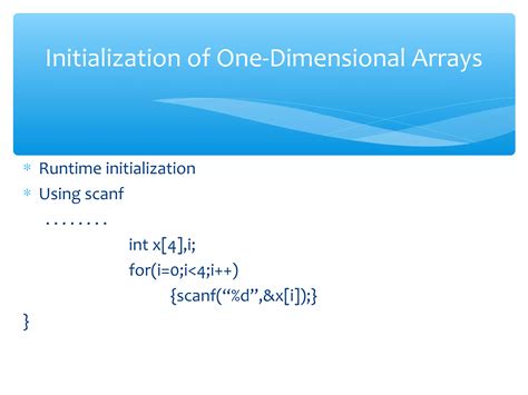 Presentation About Arrays Ppt