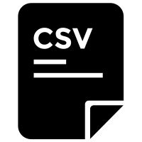 Csv File Icons Download Free Vector Icons Noun Project
