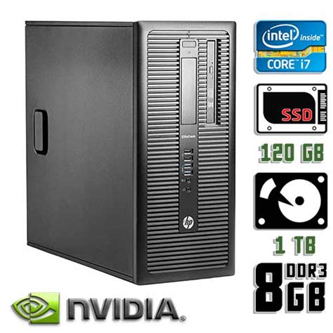 Игровой компьютер бу HP ProDesk 600 G1 / Core i7 4770k / 8 Гб / SSD