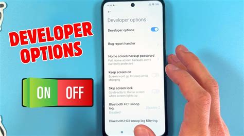 How To Enable Or Disable Developer Options On Xiaomi Redmi 13 Youtube
