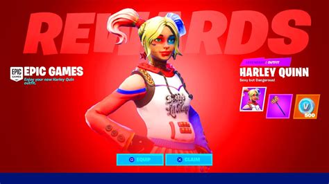 New Harley Quinn Skin In Fortnite Fortnite X Birds Of Prey Youtube
