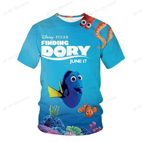 Camiseta De Disney Para Niños Buscando A Nemo Dory Camiseta De Dibujos