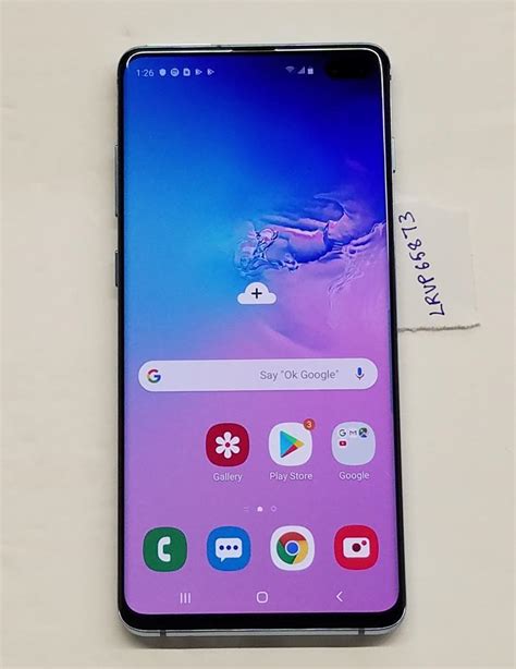 Samsung Galaxy S10 Plus T Mobile Blue 128gb 8gb Sm G975u