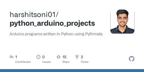 Github Harshitsoni01pythonarduinoprojects Arduino Programs Written In Python Using Pyfirmata