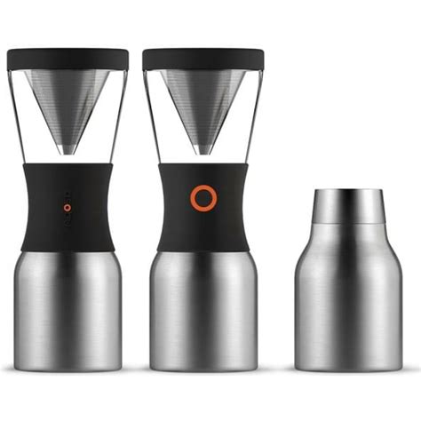 Портативная кофеварка Asobu Cold Brew 1 литр серебристая Kb900 Silver
