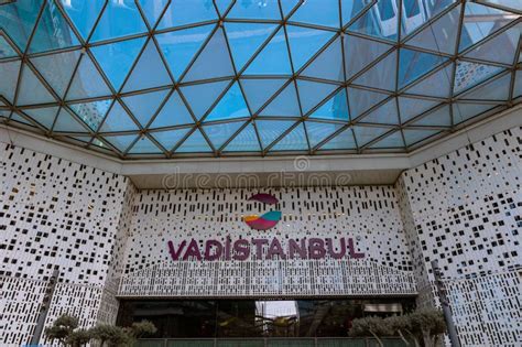Vadistanbul Mall Entrance Famous Malls Of Istanbul Concept Editorial