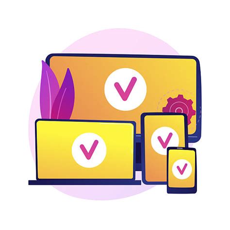50 Multiplatform Icons Stock Illustrations Royalty Free Vector