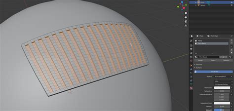 Modifiers Making An Array Object Follow The Shape Of An Object