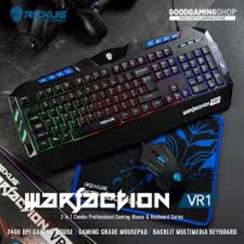 Rexus Warfaction VR1 Gaming Mouse Combo Keyboard Shopee Malaysia