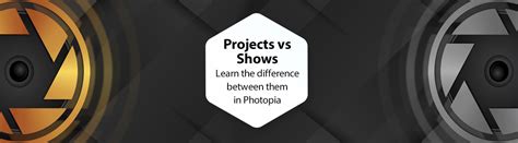 Tutorial Projects Vs Shows — Choice Slides