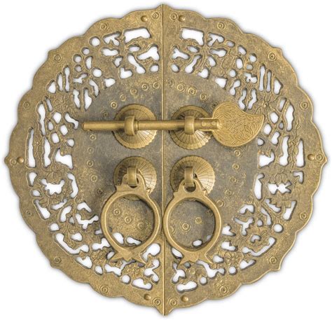 Hardware Philosophy Brass Bamboo Curve Cabinet Face Plate Backplate