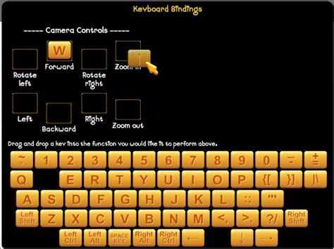 wobbly dev — i got my key binding interface up and running