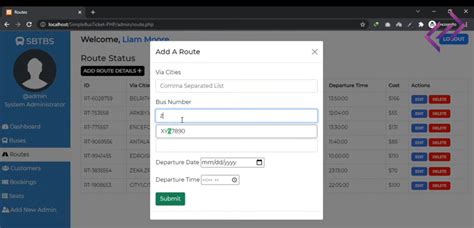 Simple Bus Ticket Booking System Project In PHP With Source Code And Report Download Kashipara