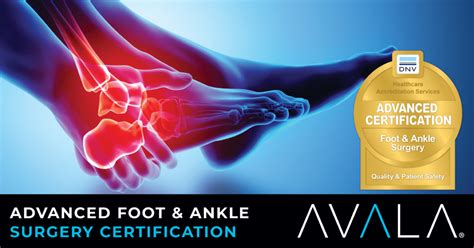 Avala Receives Advanced Foot And Ankle Surgery Certification From Dnv Avala
