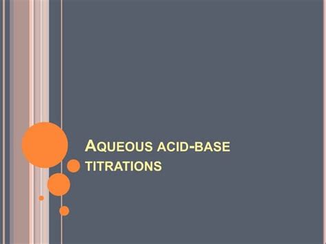 Theories Of Acid Base Indicators Pdf Chemistry Science