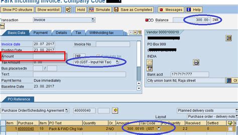 Solved Total And Tax Values Mismatch With Po Values Sap Community