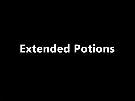 Extended Potions Hogwarts Legacy