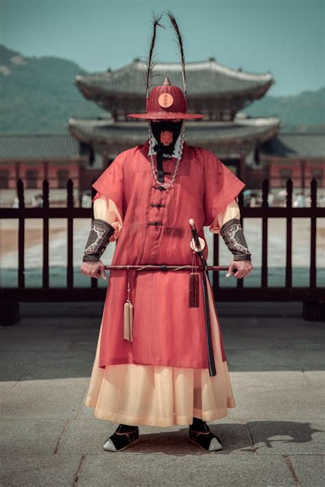가드 건축 검 경복궁 관광 국보 궁전 경비 깃털 대한민국 동아시아 동양 랜드마크 무술 문화 문화 유산