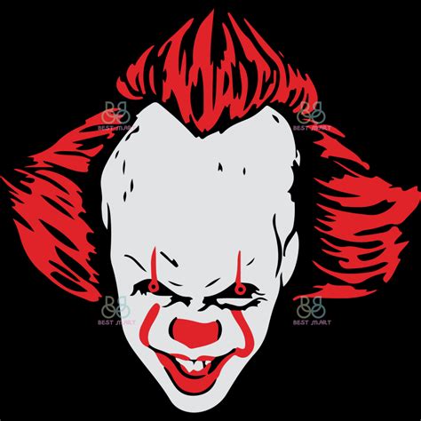 Pennywise Svg Halloween Svg It Svg Clown Svg Horror Film Inspire