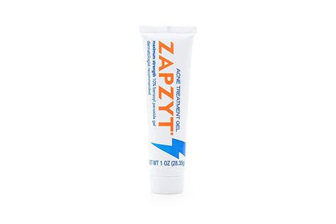 Zapzyt Acne Treatment Gel 10 Benzoyl Peroxide 1 Oz 28 G Exp 223
