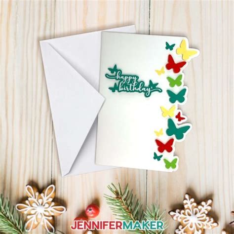 How To Make Easy Side Edge Cards With Design Details Jennifer Maker