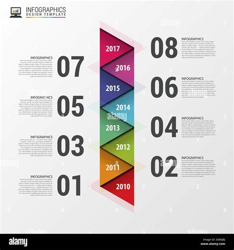 Flat Colorful Abstract Timeline Infographics Vector Illustration Stock Vector Image And Art Alamy
