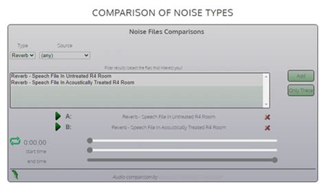 Noise File Comparison Tool