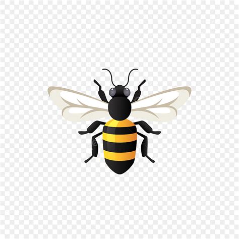 Icono De Abeja Aislado Insecto Diseño Plano Diseño Plano PNG dibujos