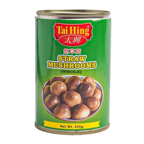 Tai Hing Straw Mushrooms Canned Whole Mushroom 425 G Shopee