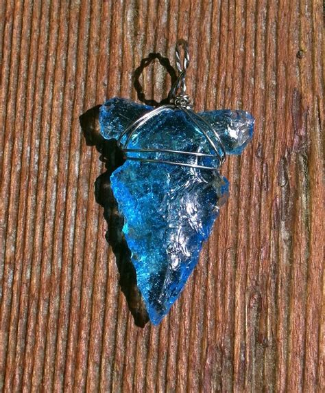 Glass Arrowhead Pendant Primitive Pathways Glass Arrowhead Pendant Primitive Pathways