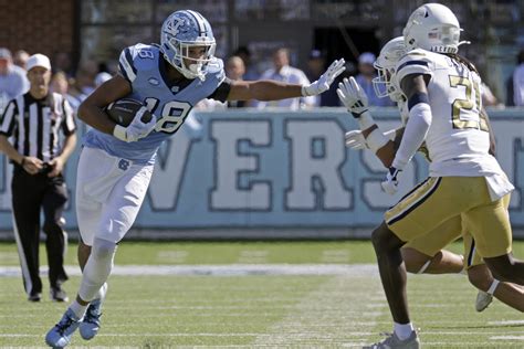 Unc Tight End Top Pass Catcher Bryson Nesbit Shut Down With Wrist