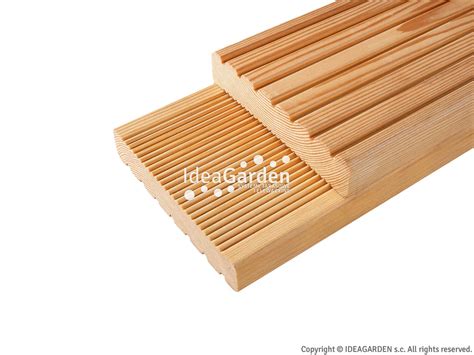 Deska Tarasowa Modrzew Syberyjski 27x145 mm dł 6 m drobny i gruby