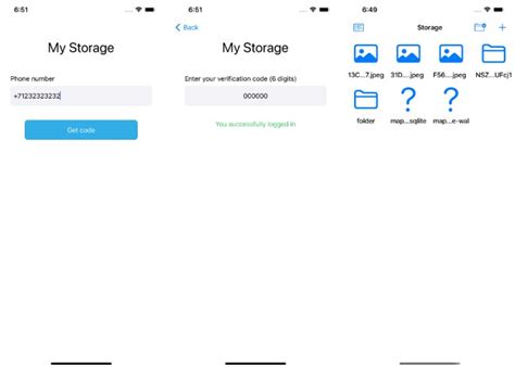 Simple Cloud Storage App For Ios 15 5 On Swift