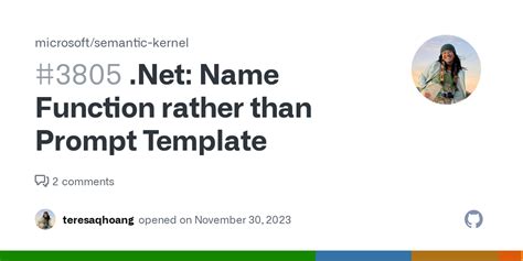 Net Name Function Rather Than Prompt Template · Issue 3805