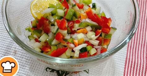 Resipi 👩‍🍳salad Timun And Lada Benggala🥗 Oleh Mahadiah Cookpad