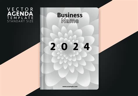 Vector Agenda Cover Design Creative And Minimal Agenda Cover Template