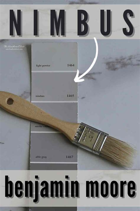 Benjamin Moore Nimbus 1465 Best Gray Paint Color