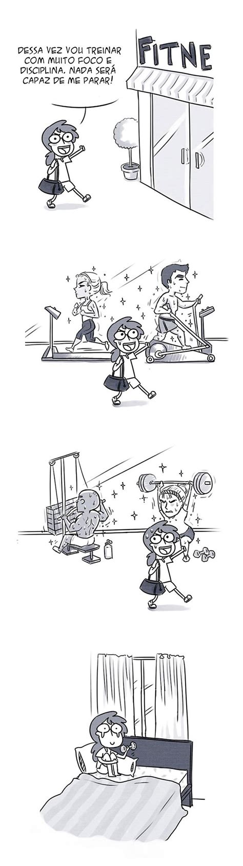 Por Que As Pessoas Desistem Da Academia In 2024 Life Comics Cute