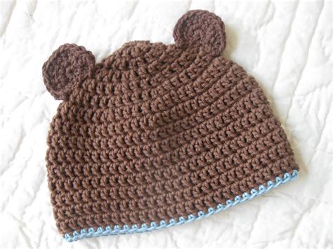 Alipyper Baby Bear Crochet Hat