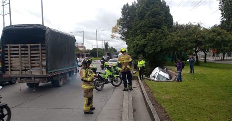 Se Normalizó El Tráfico En La Autopista Norte En Bogotá Grúa Retiró El