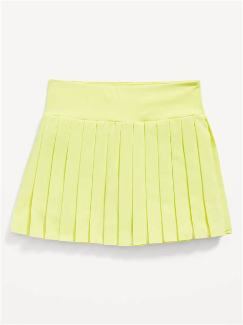 High Waisted Pleated Performance Skort For Girls Old Navy