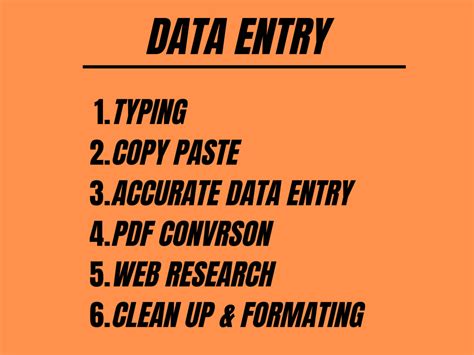 data entry web scraping typing copy paste web research upwork