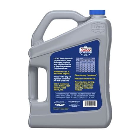 Lucas Oil Semi Synthetic Cycle Motor Oil Gallon OilMize