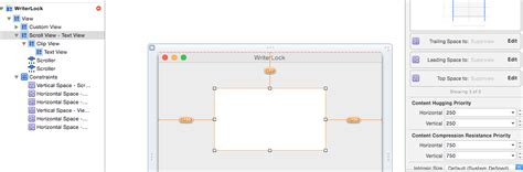 Macos Interface Builder Height Half The Height Of The Container