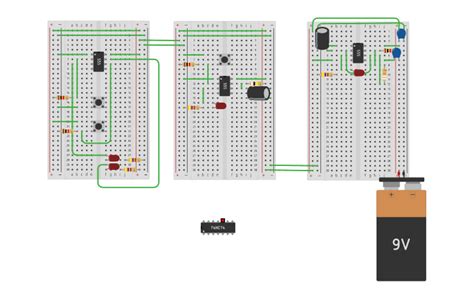 Circuit Design 555 Timer Tinkercad