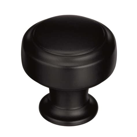 Amerock Highland Ridge 1 316 In 30mm Classic Black Bronze Round